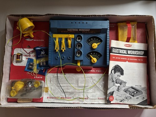 Vintage 1965 Remco Electrical Workshop 500 Experiments Style #403 With Manual | eBay