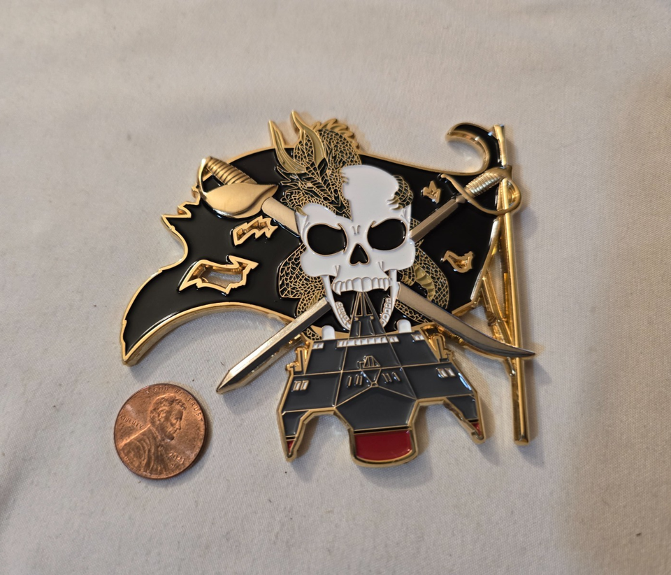 US Navy USS Gabrielle Giffords LCS 10 Blue Crew Challenge Coin | eBay UK