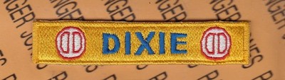 US Army DIXIE 31st Infantry 30th Armored Armor Tank ~4" tab patch c/e ...