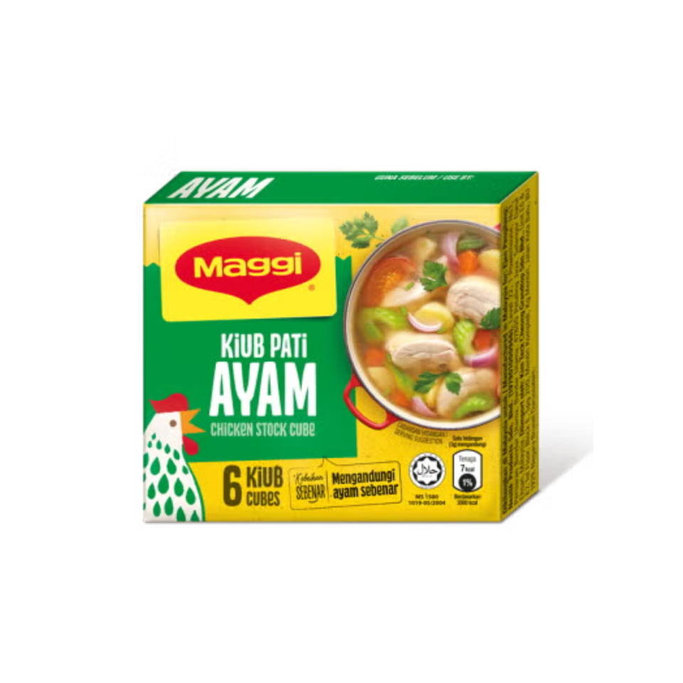 5x Maggi Chicken Stock Cube 6 Cubes (Kiub Pati Ayam) HALAL | eBay