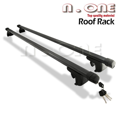 54" Square Cross Bars Roof Rack Raised Rail Top Mount Cargo Carrier for ...