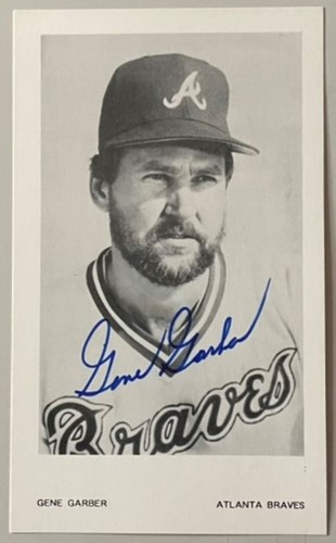 GENE GARBER, 100% AUTHENTIC AUTOGRAPHED PHOTO, BASEBALL LEGEND ...