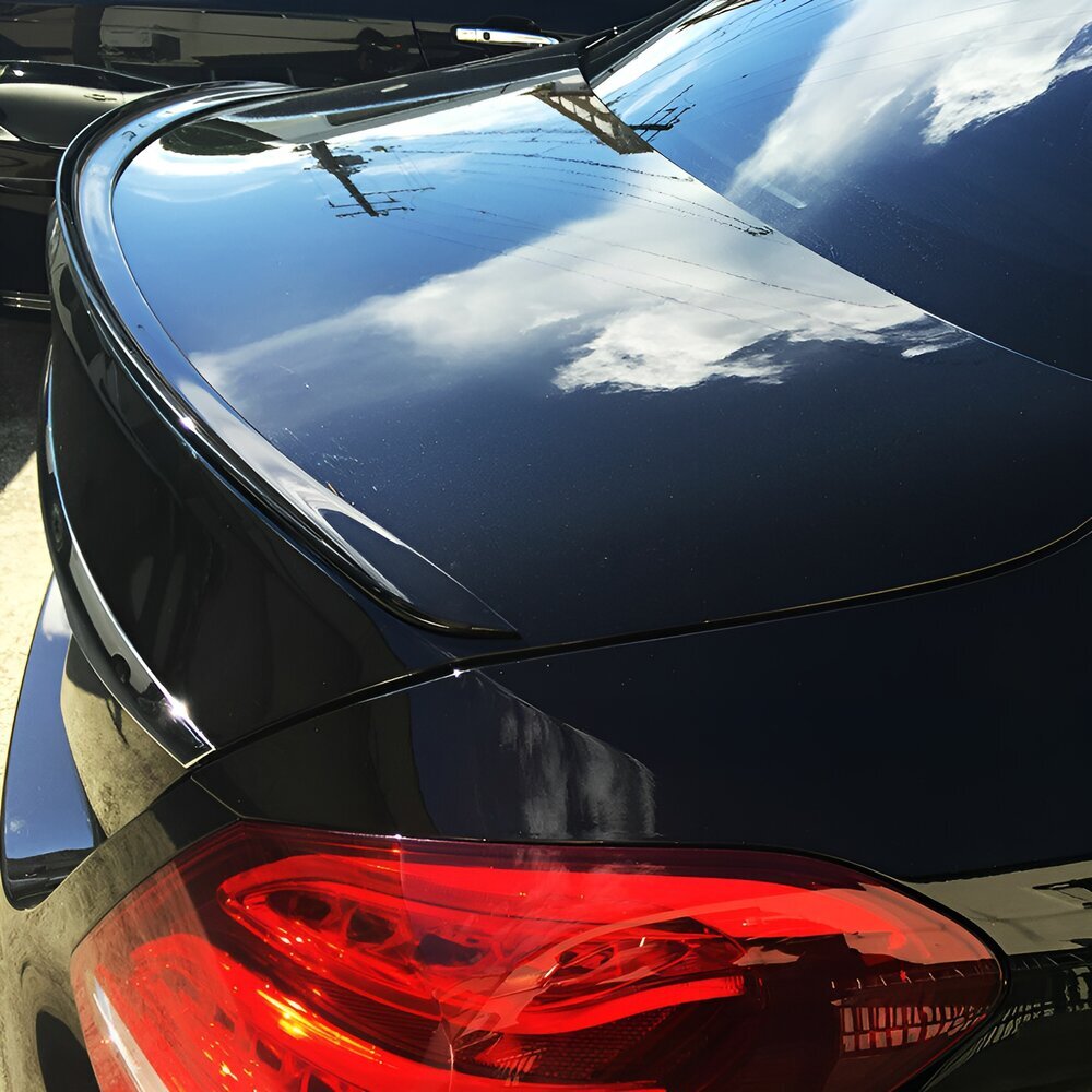 Fyralip Y23 Painted Black(Custom) Trunk Lip Spoiler For BMW 5GT F07 ...