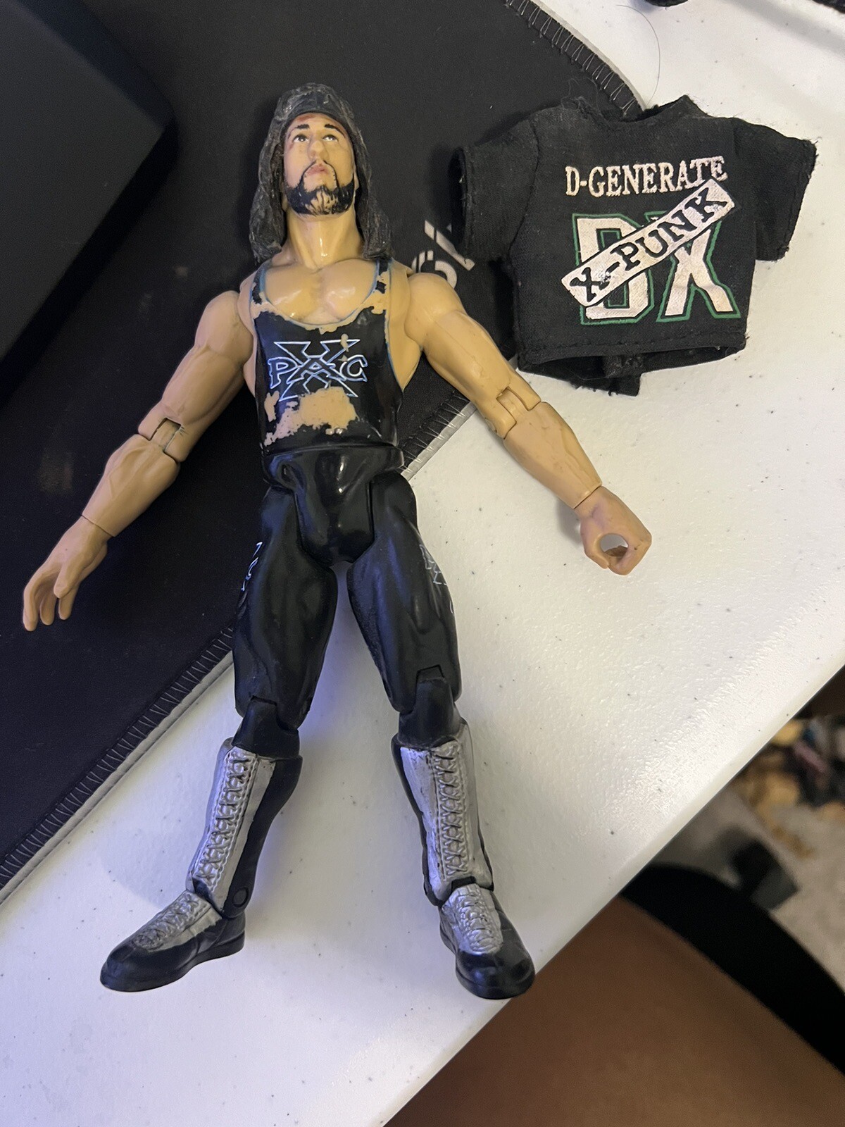 1999 Xpac X-Pac Syxx Rebellion 4 Action Figure WWF WWE WCW Jakks Titan ...
