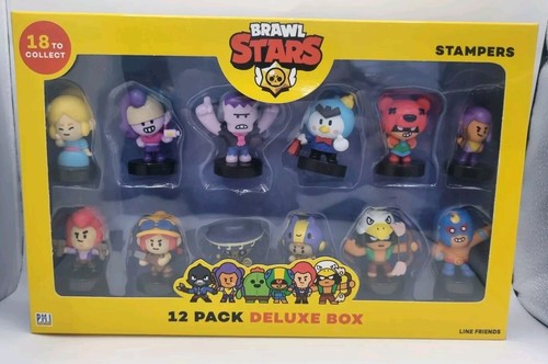 Brawl Stars 12 Pack Stampers Deluxe Box New Toy Figures Video Game Play ...