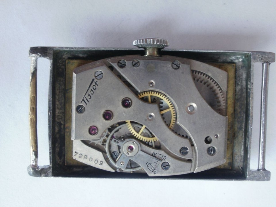 Tissot men''s rectangular swiss military 1939 analog cal.20 vintage ...