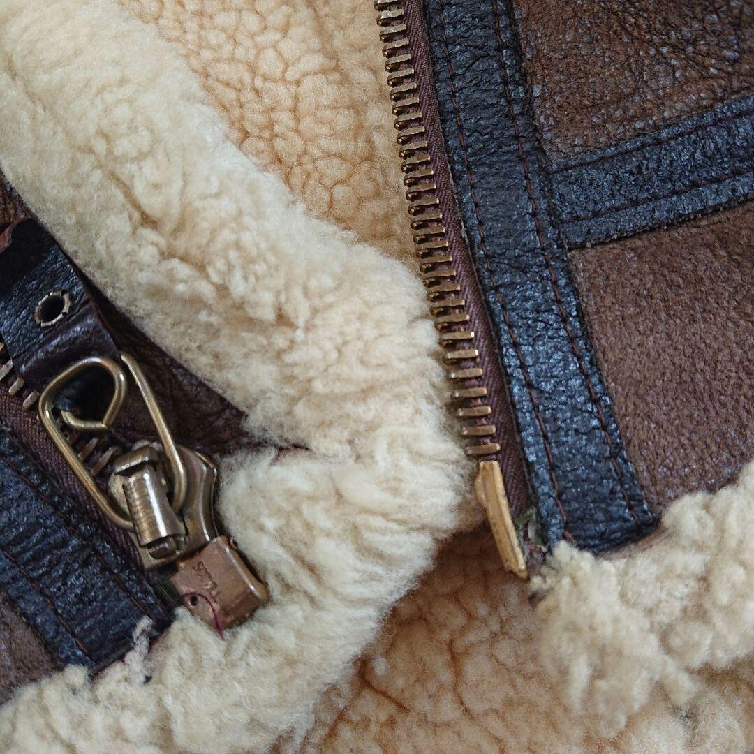 AVIREX B-3 Boa Bomber Jacket Blouson Men Size 38 Mout… - Gem