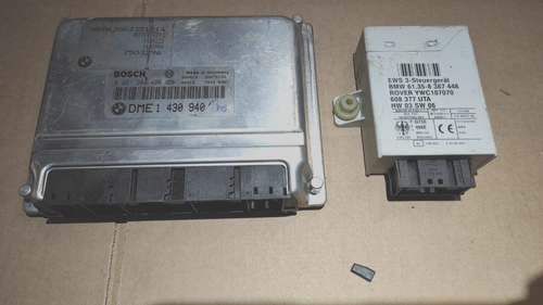 BMW E46 318i 316i 1.9 M43 M43B19 ENGINE ECU DME CONTROL UNIT MODULE EWS ...