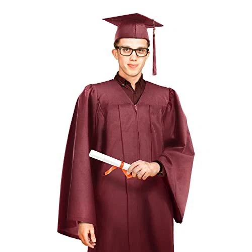 Maroon Cap And Diploma