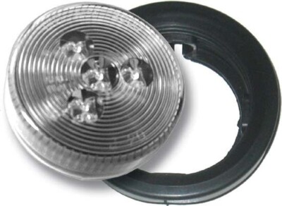 J-25-AKC 2.5" Round LED Clear/Amber Diodes | eBay