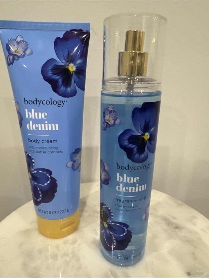 Bodycology Blue Denim Shea Butter Moisturizing Body Cream 8 OZ ...