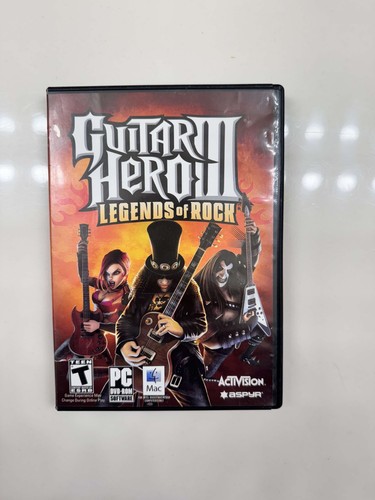 Guitar Hero III: Legends of Rock PC Game Complete Legendary | eBay