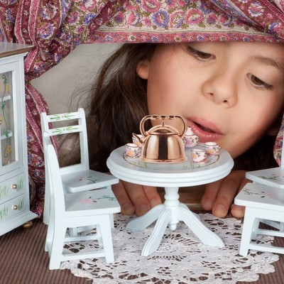 Mini Tea Kettle Mini Metal Teapot Home Office Tea Kettle Ornament ...