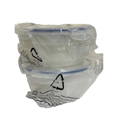 Lock & Lock LocknLock 6-piece Jewel Tone Bowls Storage Set NEW Clear | eBay