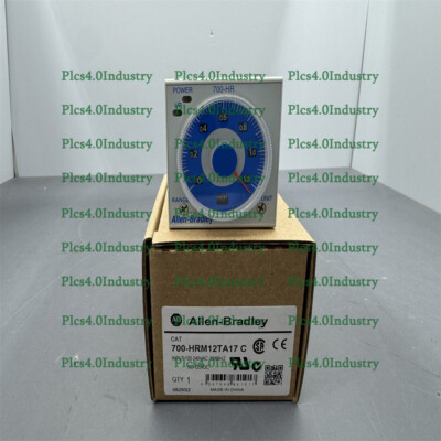 New Allen Bradley 700-HRM12TA17 On-Delay Timing Relay 100-240VAC 100 ...