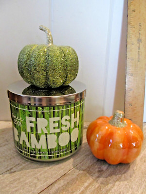 BATH & BODY WORKS CANDLE TOPPER MAGNETS Set Pumpkins Green Orange HTF ...