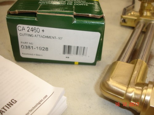 Victor CA2460+ Cutting Attachment New 0381-1928 Journeyman Size ...