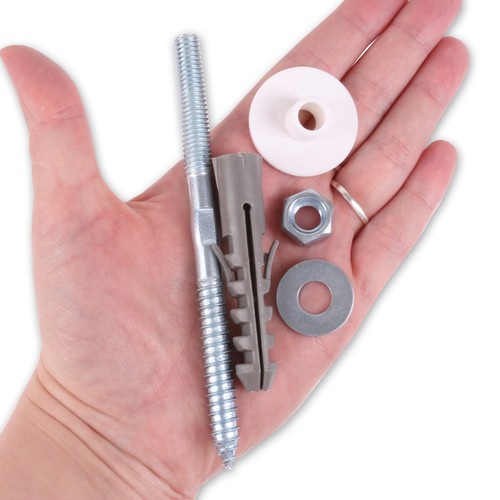 10Pc BASIN FIXING KIT M10 x 140mm Heavy Duty Wall Mounted Bathroom Sink ...