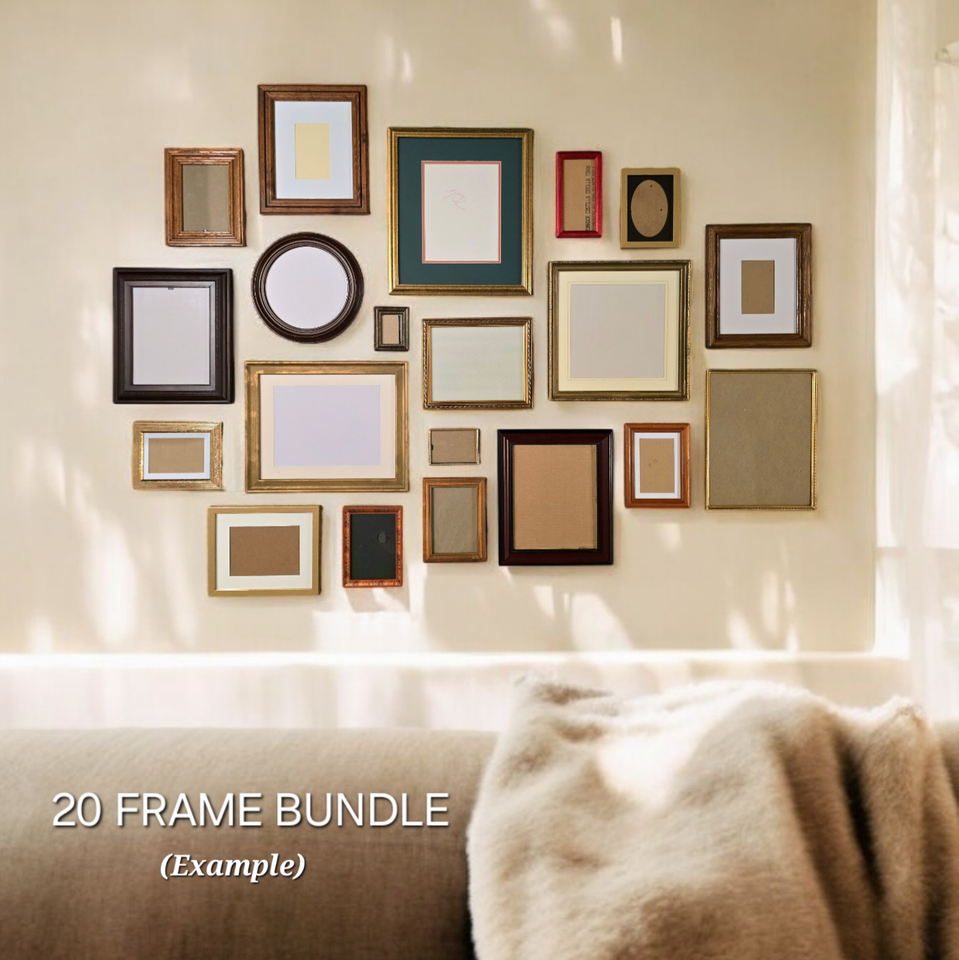 Gallery Wall Frame Set | | Vintage Picture Frames | Assorted Frames | eBay