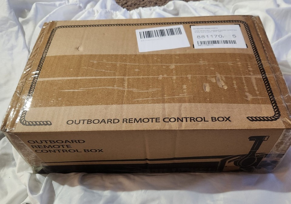 Remote Control Box Mercury Mercruiser 881170A8 Quicksilver 4/5 8/55 HP ...