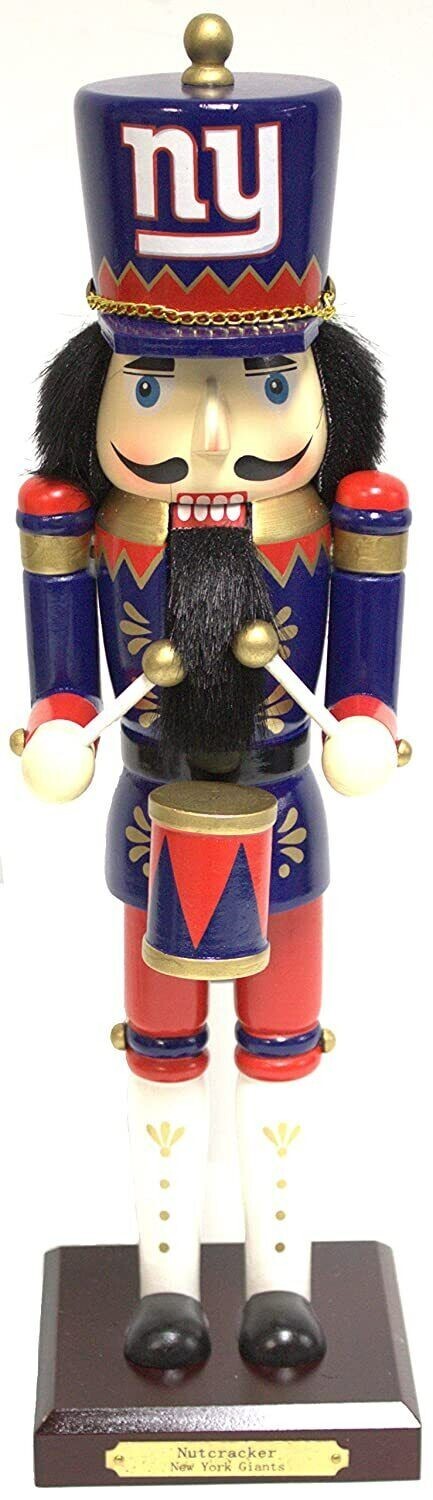 New York Giants NFL Pro Football Christmas Collectible 14" Nutcracker ...