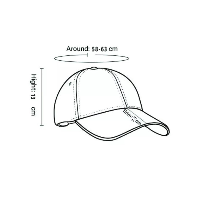 Blank Baseball Cap Template