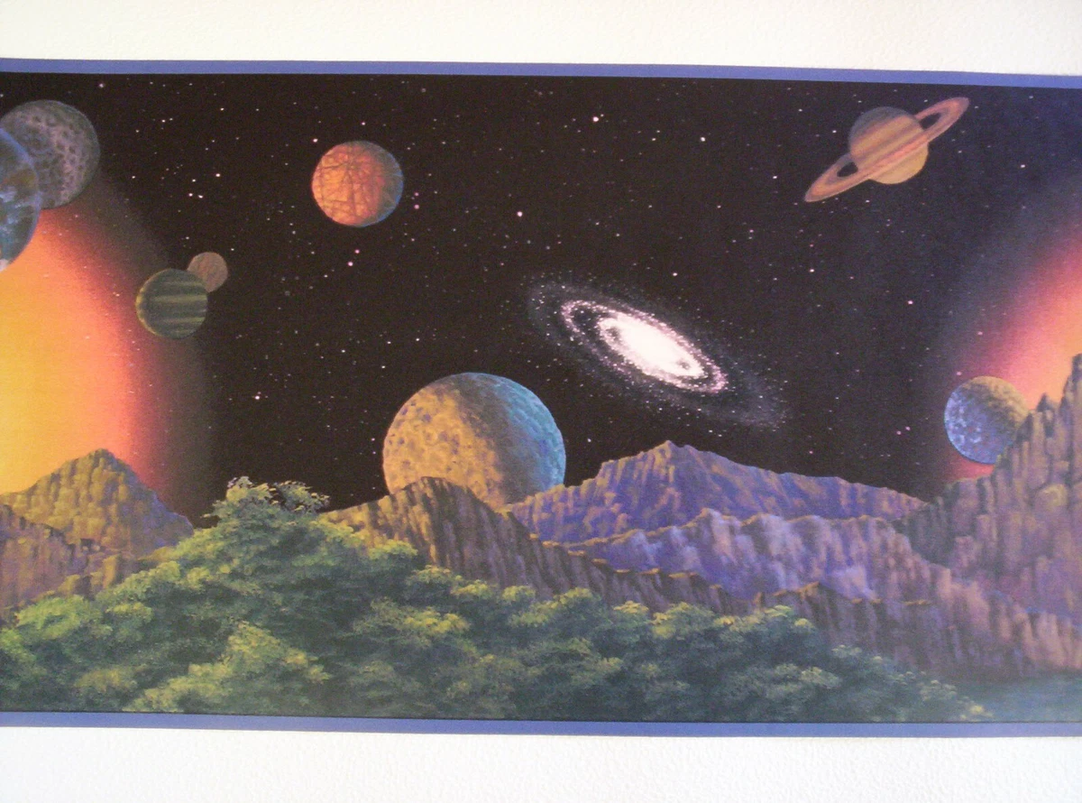 Planets Wallpaper Border