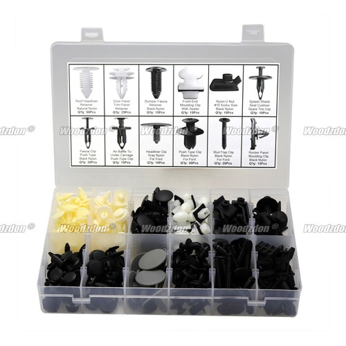 240 Clip Headliner Bumper Mud Flap Rocker Panel Retainer Assortment For ...