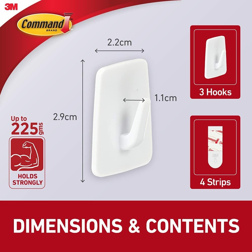 3M 17066 Command Micro Hooks - 3 Piece for sale online | eBay