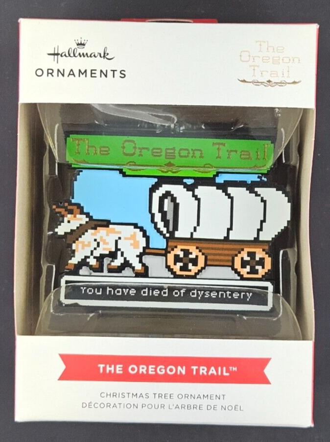 2024 Hallmark THE OREGON TRAIL Redbox Christmas Ornament | eBay