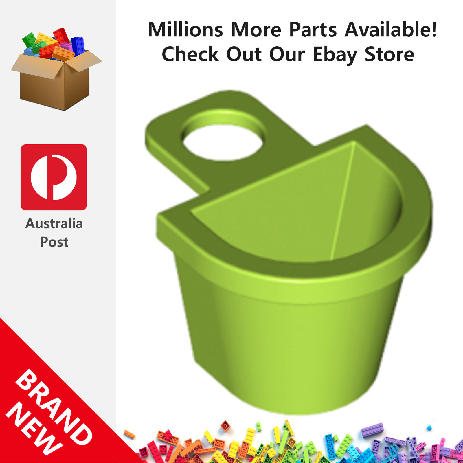 Genuine LEGO™ - Minifigure Container D-Basket - 4523 New Parts | eBay ...