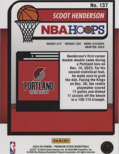 Las mejores ofertas en 2023-24 Panini Nba Hoops Premium Stock - #137 ...