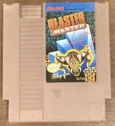 Blaster Master NES Cartridge — Sunsoft — Original Nintendo — Tested ...
