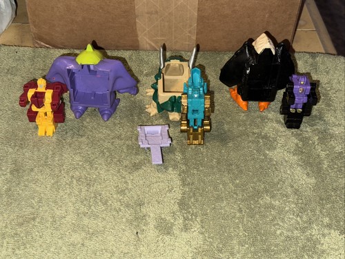 Transformers G1 1989 Combiner Monstructor Birdbrain, Bristleback, And ...