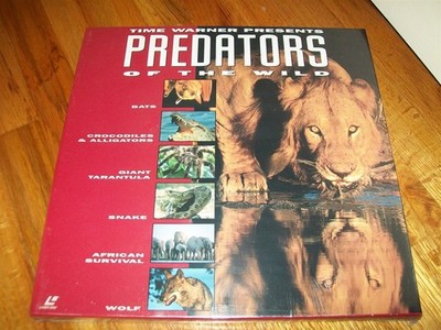 PREDATORS OF THE WILD 3-Laserdisc LD BOXED SET BRAND NEW NATURE ...