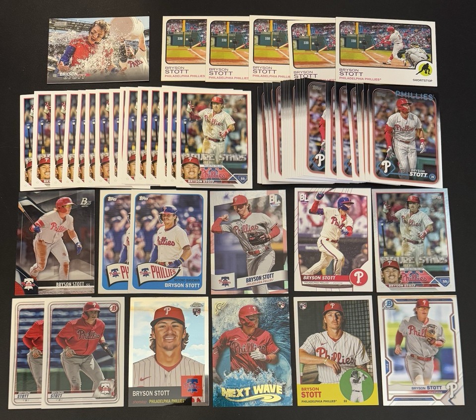 (144) Bryson Stott BULK Lot - Philadelphia Phillies - Base Inserts ...