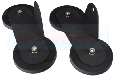 2x Strong Magnetic Feet Brackets Bases For LED Light Bars Work Lights ...
