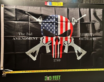 Donald Trump Flag FREE USA SHIP 2nd Skull USA Republican Desantis USA ...