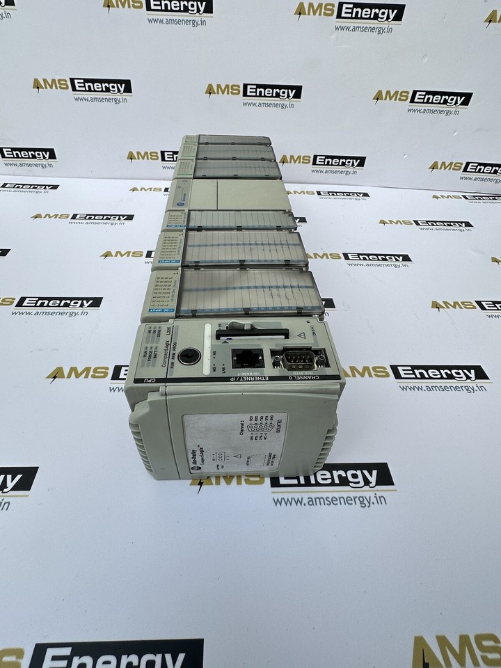 ALLEN BRADLEY COMPACTLOGIX 1769-L32E RACK PB4, IQ32, IQ16, OB32, OB16 ...