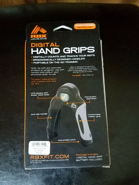 RBX Digital Hand Grips Smart Fitness Technology Set of Two for sale ...