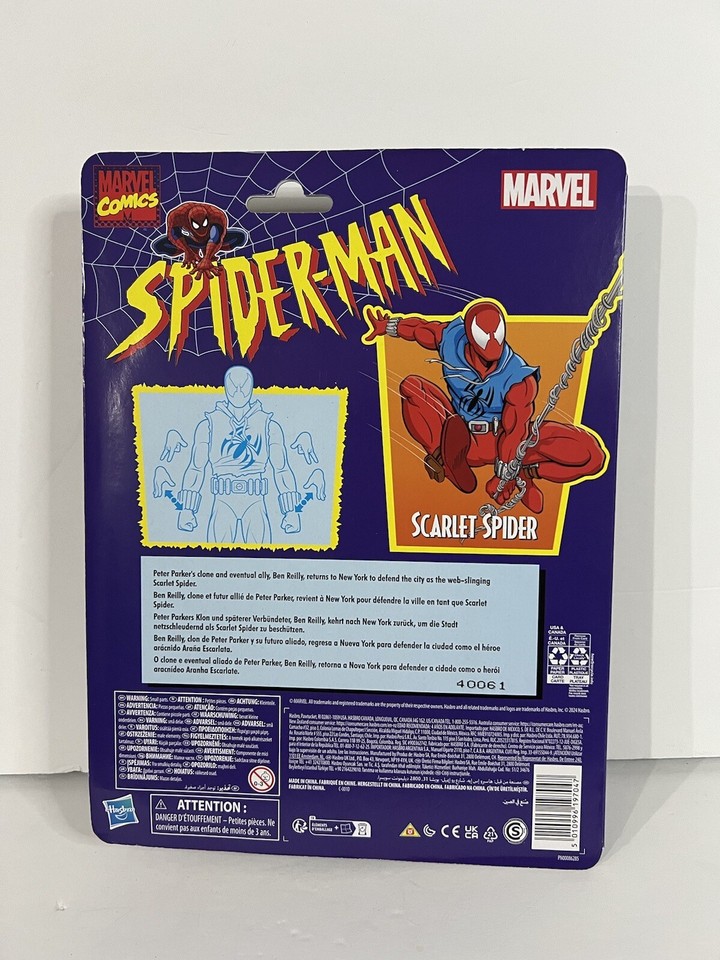 Marvel Legends Series Scarlet Spider Retro Spider-man | eBay