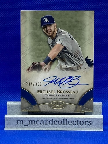 2021 Topps Tier One Certified Breakout BOA-MBR Michael Brosseau /300 ...
