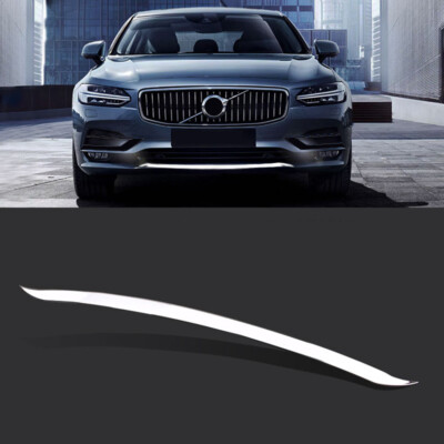 For VOLVO S90 2017 2018 2019 Steel Front Bumper Skid Molding Strip ...