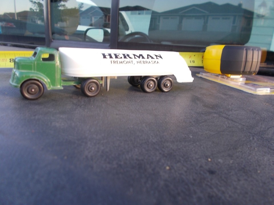 Vintage Ralstoy Herman Fremont Nebraska Semi Truck Gas Tanker Trailer ...