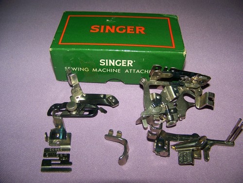 Singer Sewing Machine Attachments 160809 Parts In Box Vintage | eBay