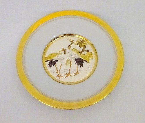 CHOKIN Pine & Crane "NEW YEAR'S DAY" The Hamilton Collection, Plate No ...