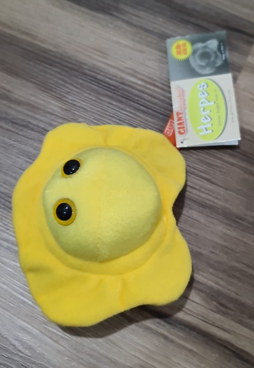 Giant Microbes Herpes Stuffed Plush STD Virus Venereal Biology Science ...