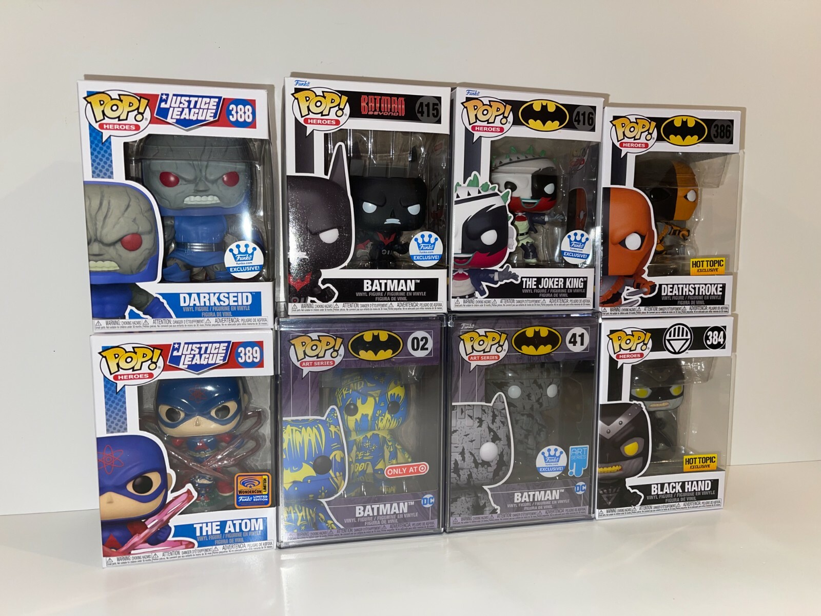 FUNKO POP! DC HEROES & VILLIANS FUNKO SHOP EXCLUSIVES **MULTIPLE ORDER ...