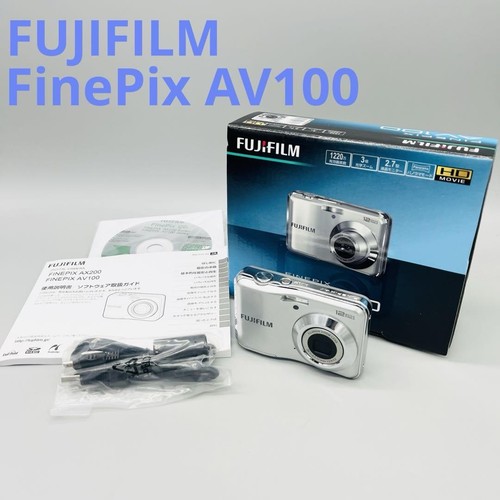 Good condition FUJIFILM FinePix AV100 silver Compact digital camera ...