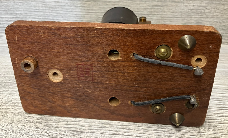 Vintage J.H. Bunnell Telegraph Sounder w/ Wood Base & Key - Untested ...
